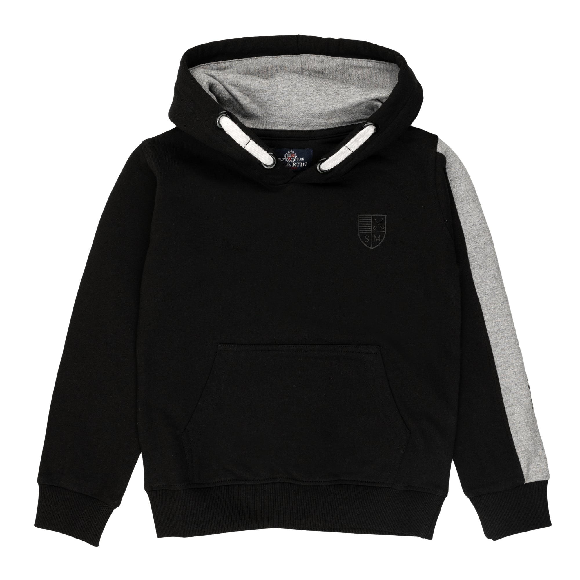 Inside brushed hoodie written on the sleeve – Polo Club St Martin